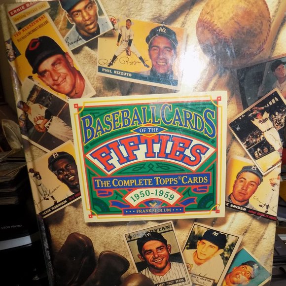 BASEBALL BOOK | Other | Vintage Baseball Cards Of The Fifties Hb Table ...